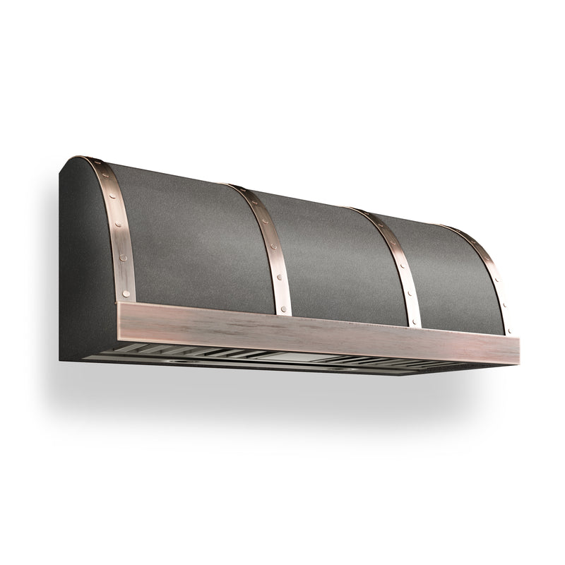 Archer Custom Range Hood | Barrel Style Range Hoods - Modern Copper, LLC