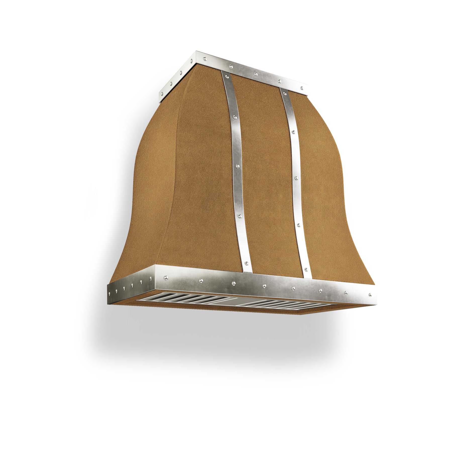 Luxury Gold Range Hoods | Polished & Brushed Gold Vents - Modern Copper ...