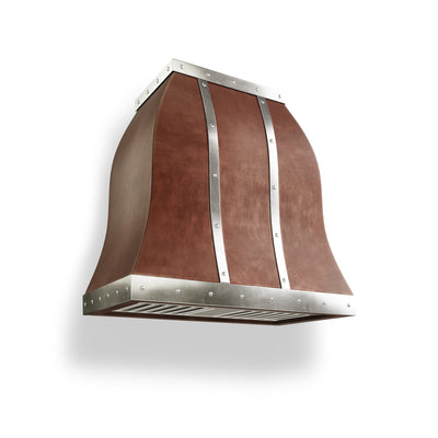 Porter Custom Range Hood | Bell-Shaped with Curved Lines - Modern ...