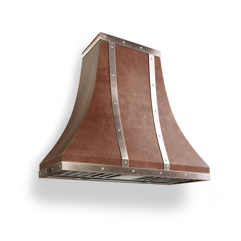 Copper Range Hoods - Designer Copper Kitchen Stove Hoods - Modern Copper